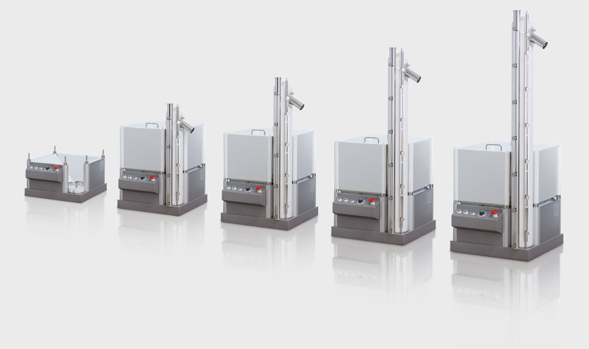 Lifting, dedusting and polishing of tablets and capsules | Sensum HELIX